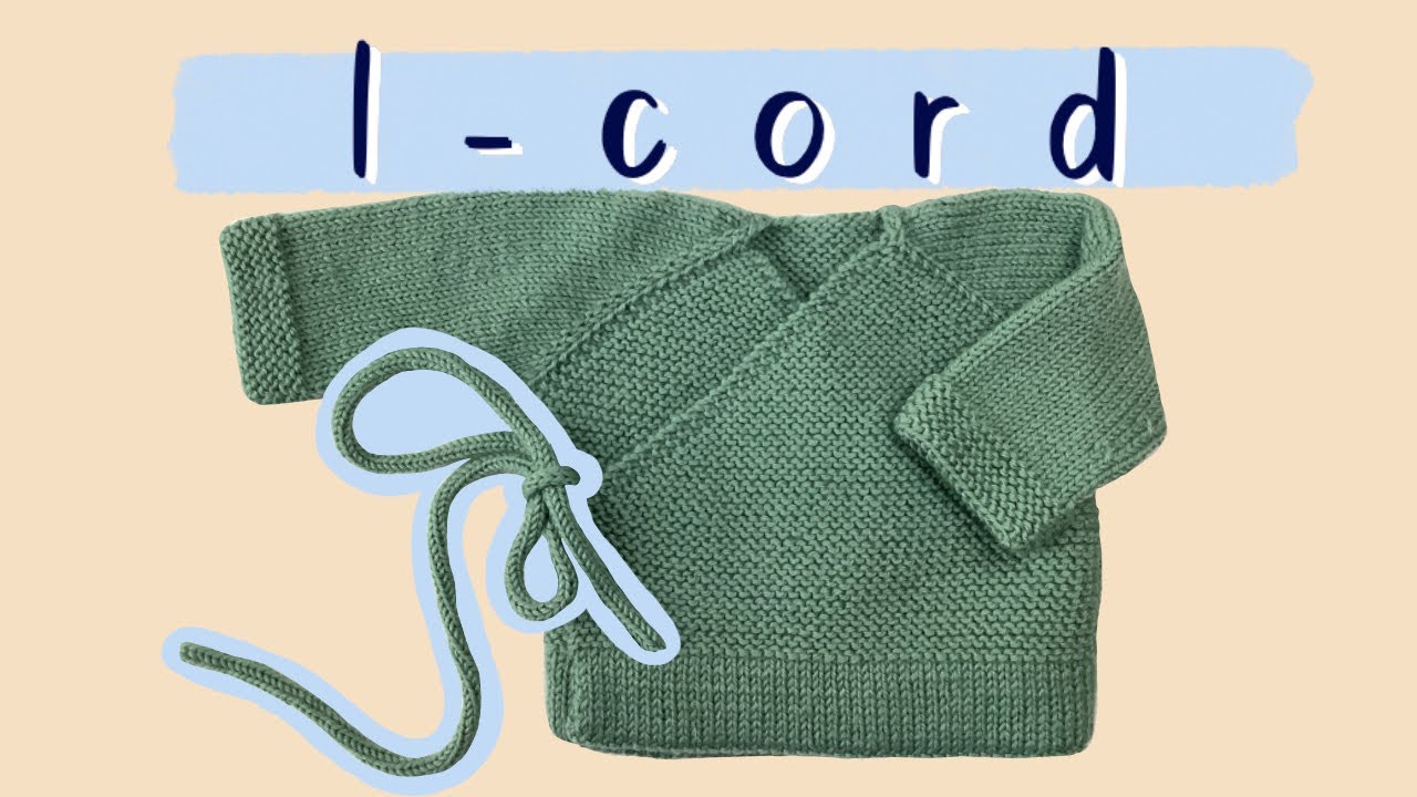 How to knit an I-cord and fasten threads - YouTube