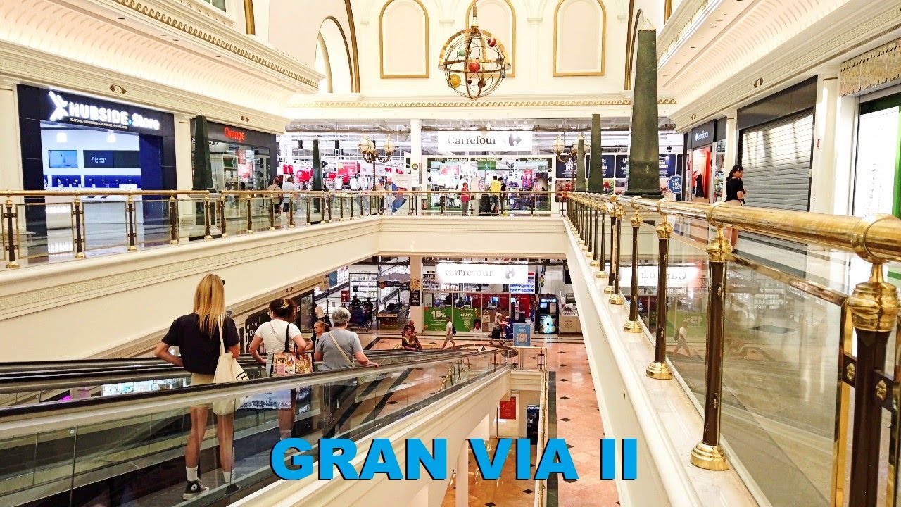 Barcelona Street Walking Tour | Gran Via 2 Shopping Center 2023 Spain ...