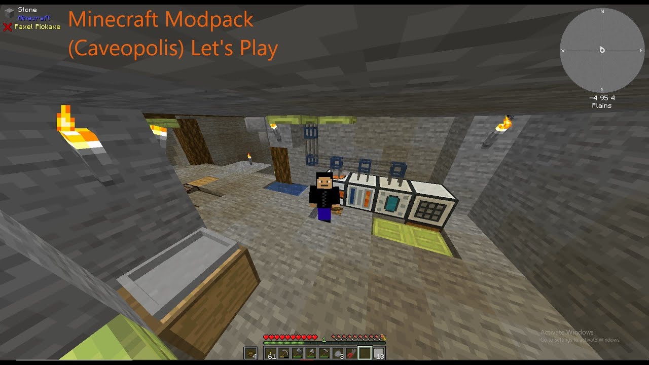 Minecraft Modpack (Caveopolis) Let's Play Part 5 ~ Machine Automation ...