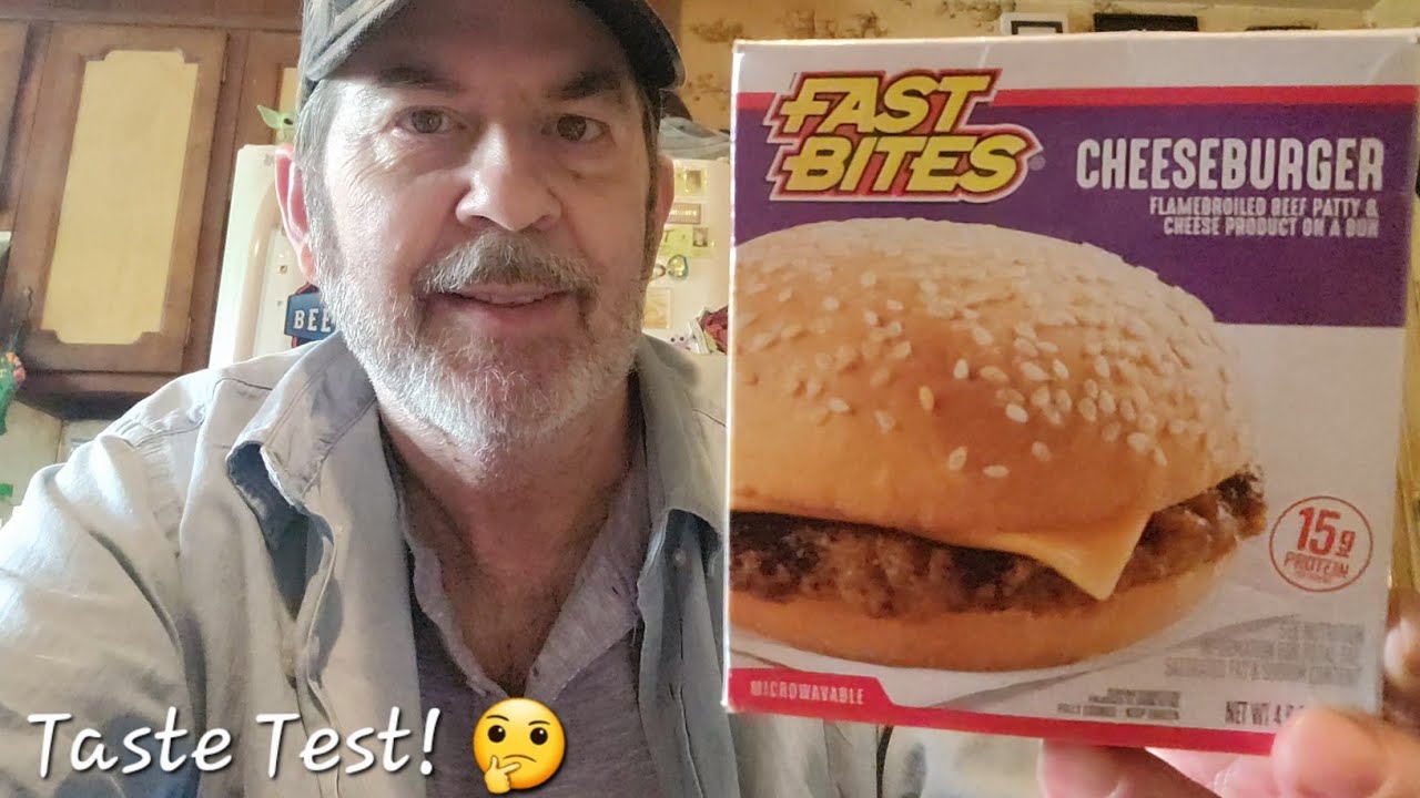 Taste Tests With Mike! 🤔 I'm trying a Fast Bites Cheeseburger from ...