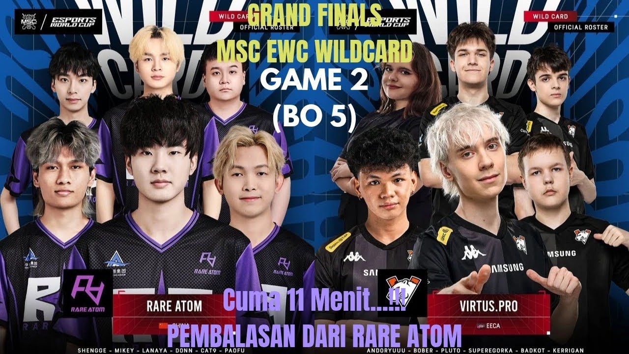 CUMA 11 BUTUH MENIT...!!! PEMBALASAN RARE ATOM VS V.PRO GRAND FINALS ...