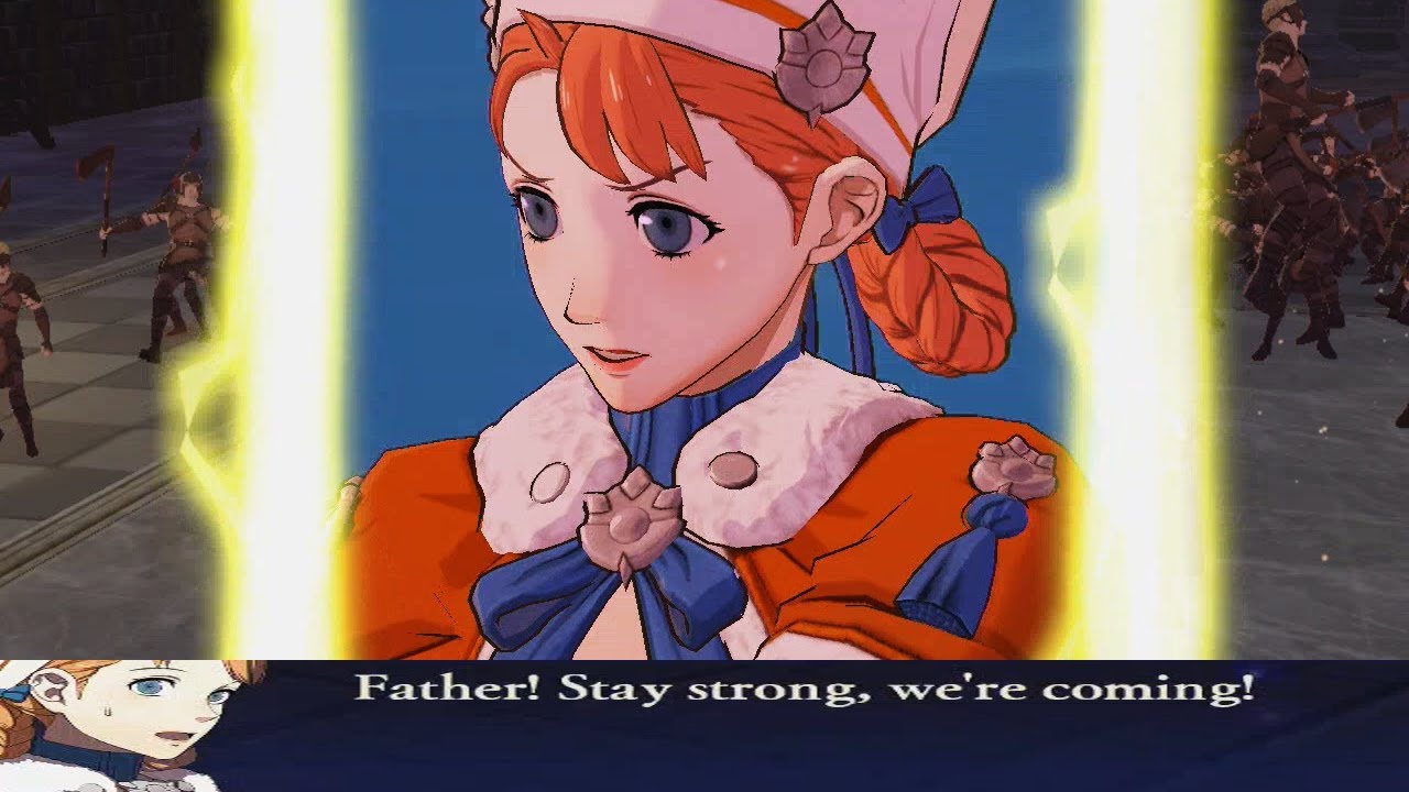 Fire Emblem Warriors: Three Hopes - Annette Saving Gustave Unique ...