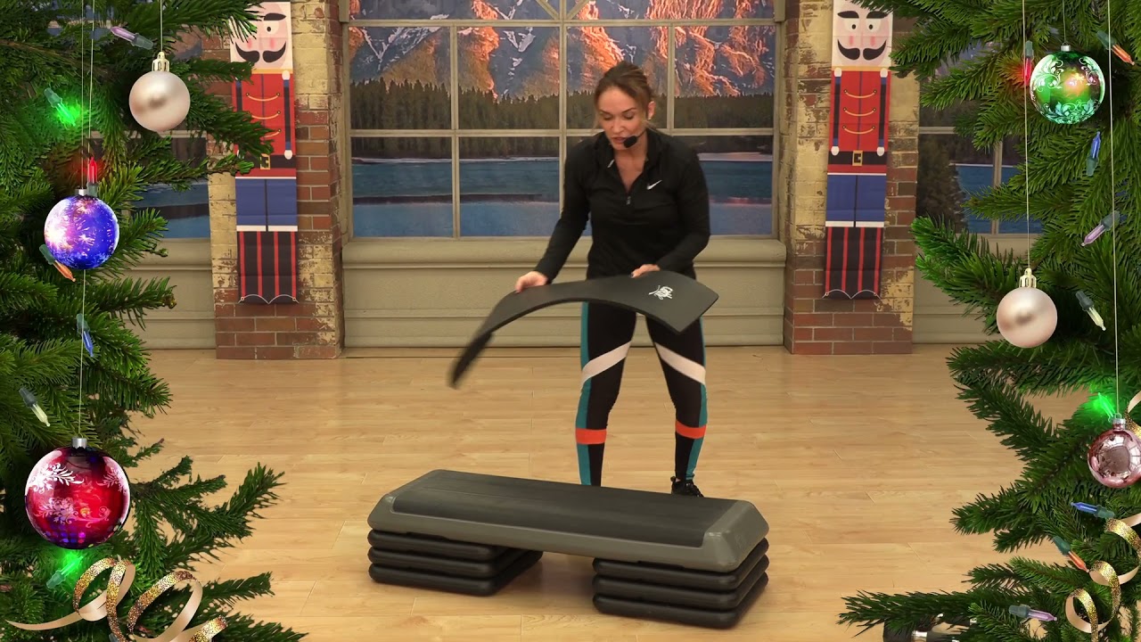 Cathe Friedrich Mini Step Mat - Turn Your Step Into A Weight Bench ...