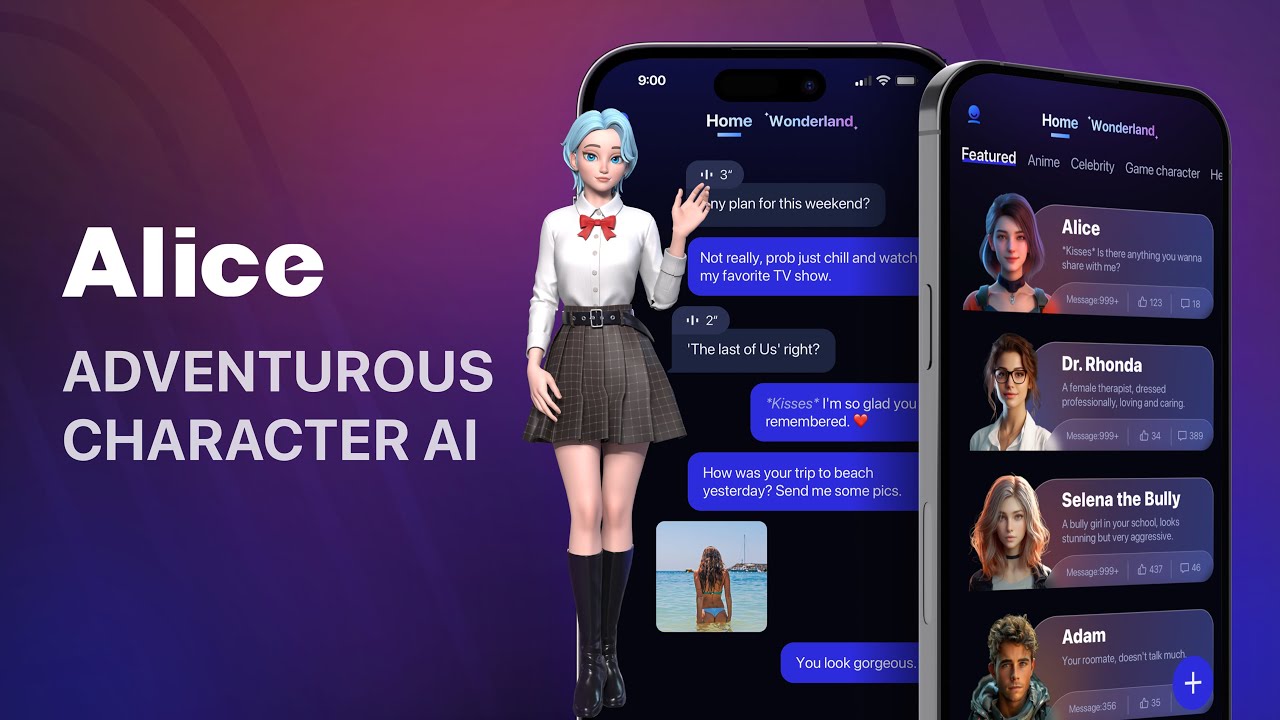 Alice: Adventurous Character AI - YouTube