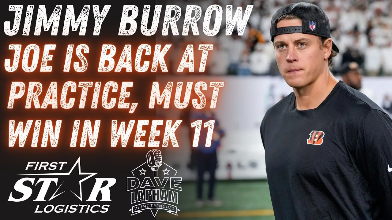 Joe Burrow is Back at Practice for the Bengals | Jimmy Burrow on Joe ...