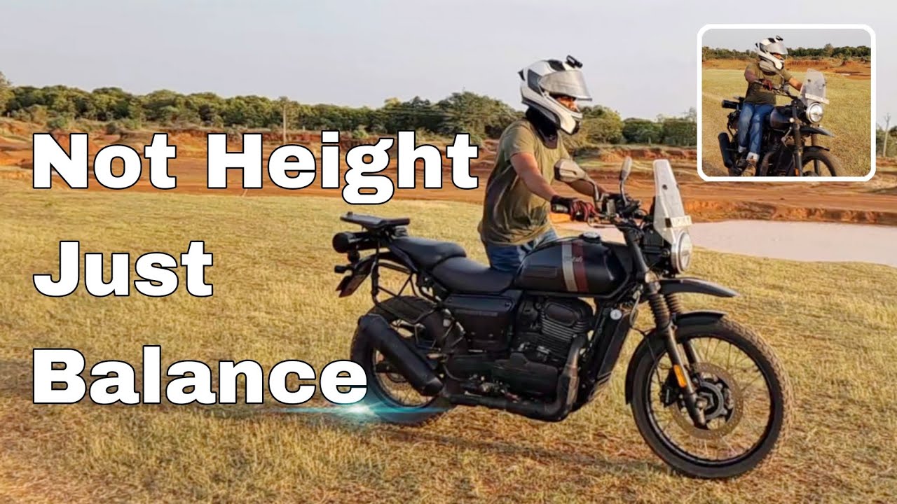 Balancing Big Bikes as a Short Rider: Practice for Smooth Control - YouTube