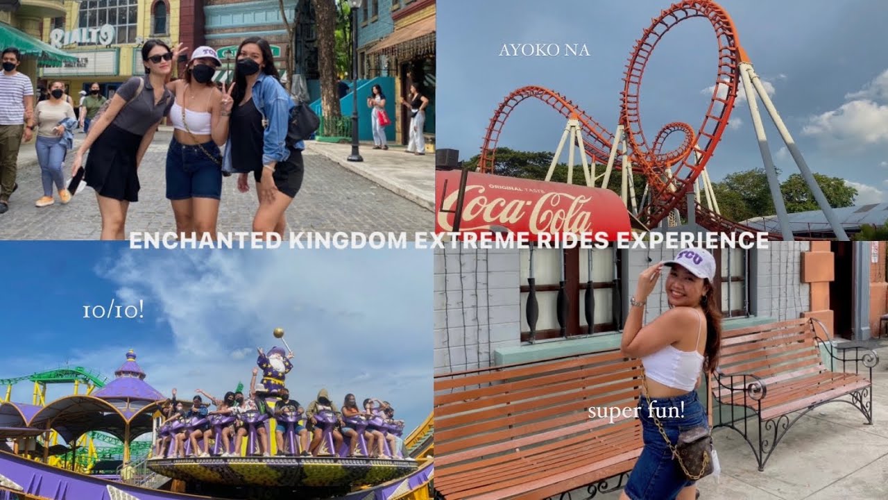 ENCHANTED KINGDOM EXTREME RIDES! — vlog ⚡️ - YouTube