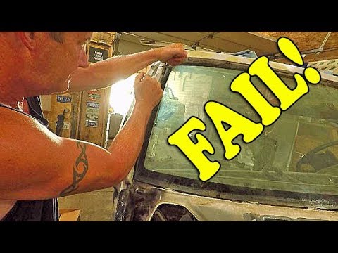 Ford BRONCO Windshield Removal FAIL - YouTube
