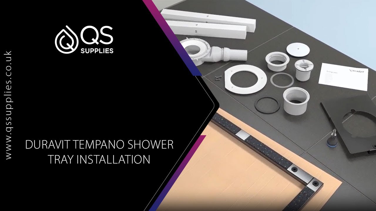 Installation Guide For Duravit Tempano Shower Tray. - YouTube