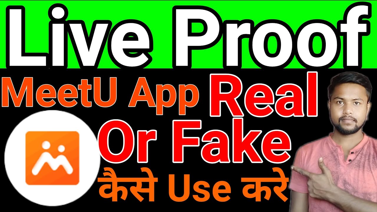 MeetU app | How To Use MeetU App | MeetU App Real Or Fake | Live Proof ...
