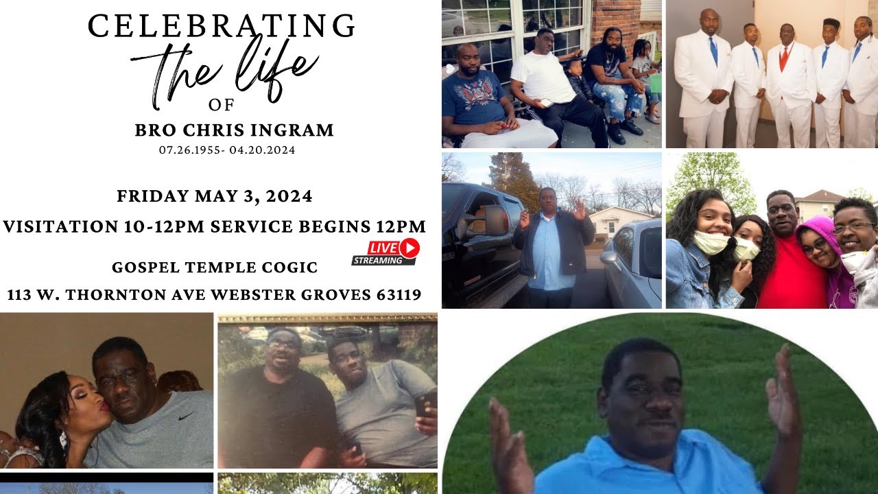 Celebrating the Life of Brother Chris Ingram - YouTube
