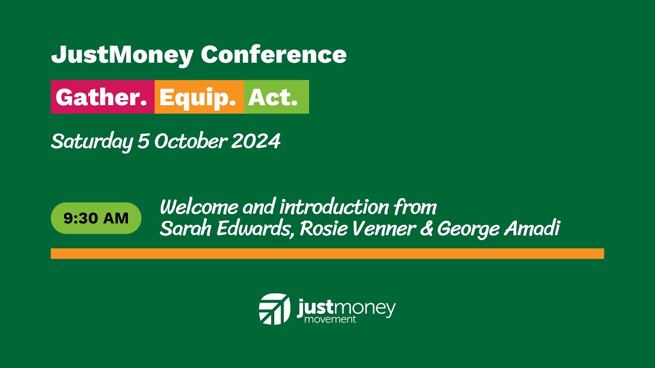 Introduction: JustMoney Movement conference 2024 - YouTube