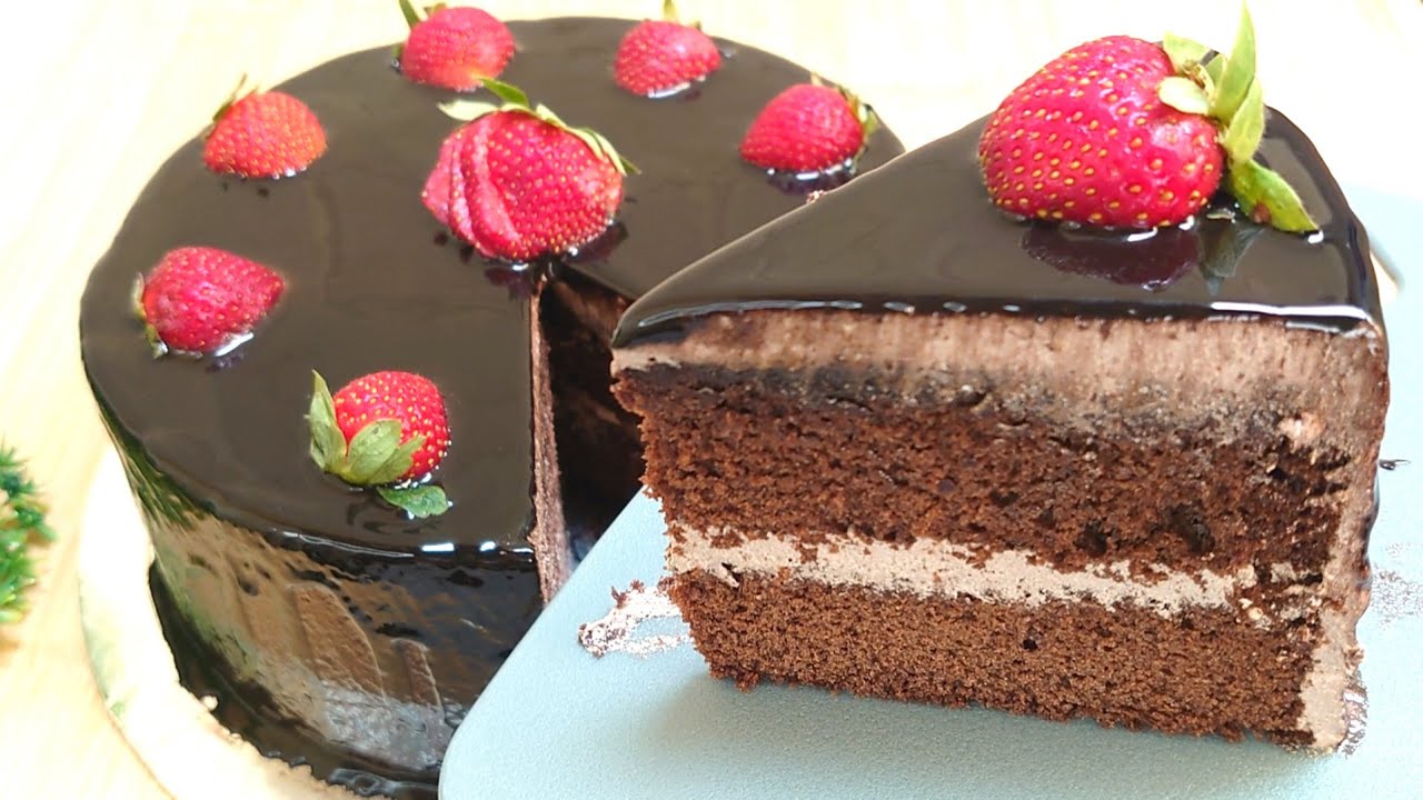 Cocok Untuk Pemula..! Birthday Cake Chocolate Bahan Ekonomis Hasilnya ...