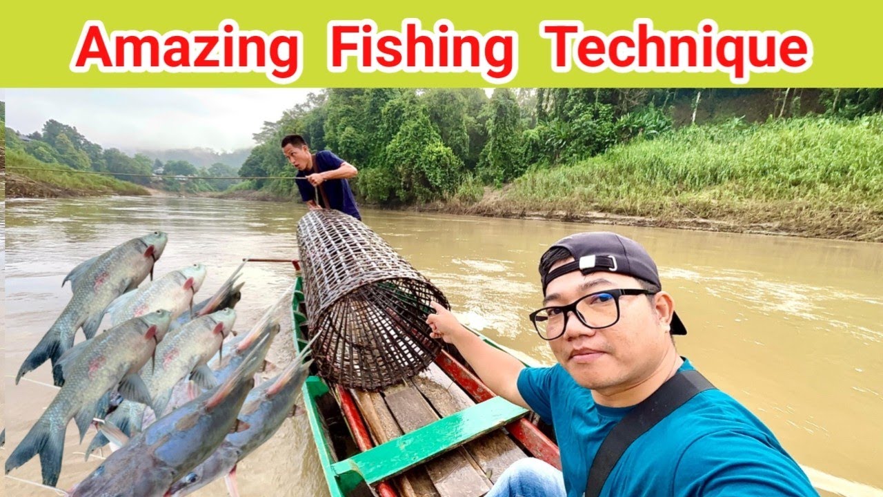 Amazing Fishing Technique || Unique Fishing Style || Unique Fishing ...