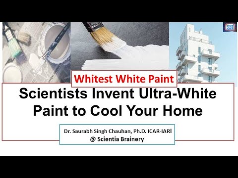 Ultra White paint to cool your home (Whitest paint in world) - YouTube