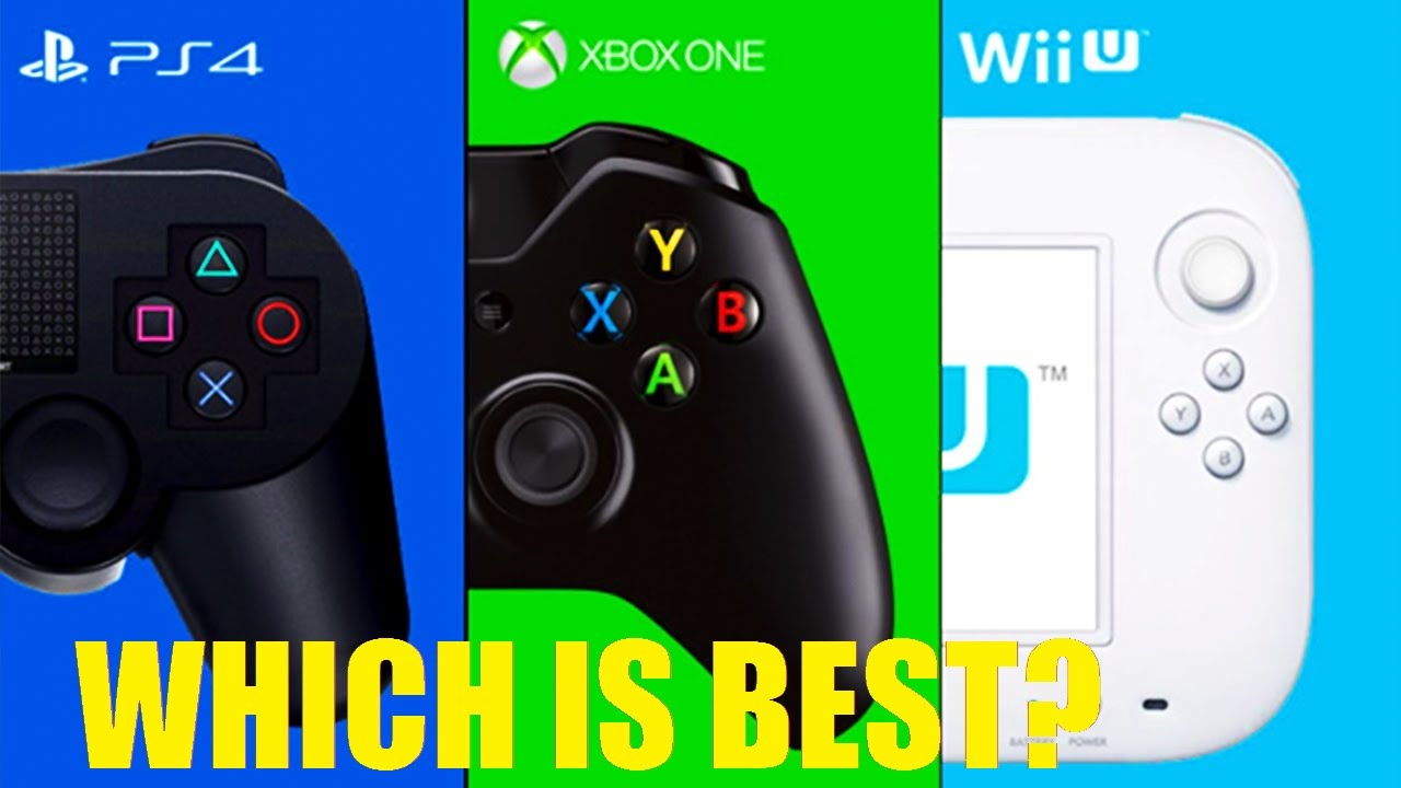 PS4 vs XBOX ONE vs Wii U 8th Generation Controller Comparison - YouTube