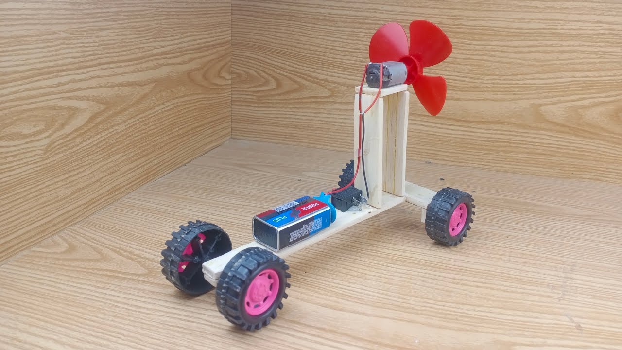 How to make dc motor car - Dc motor cars - Awesome toy dc motor ...