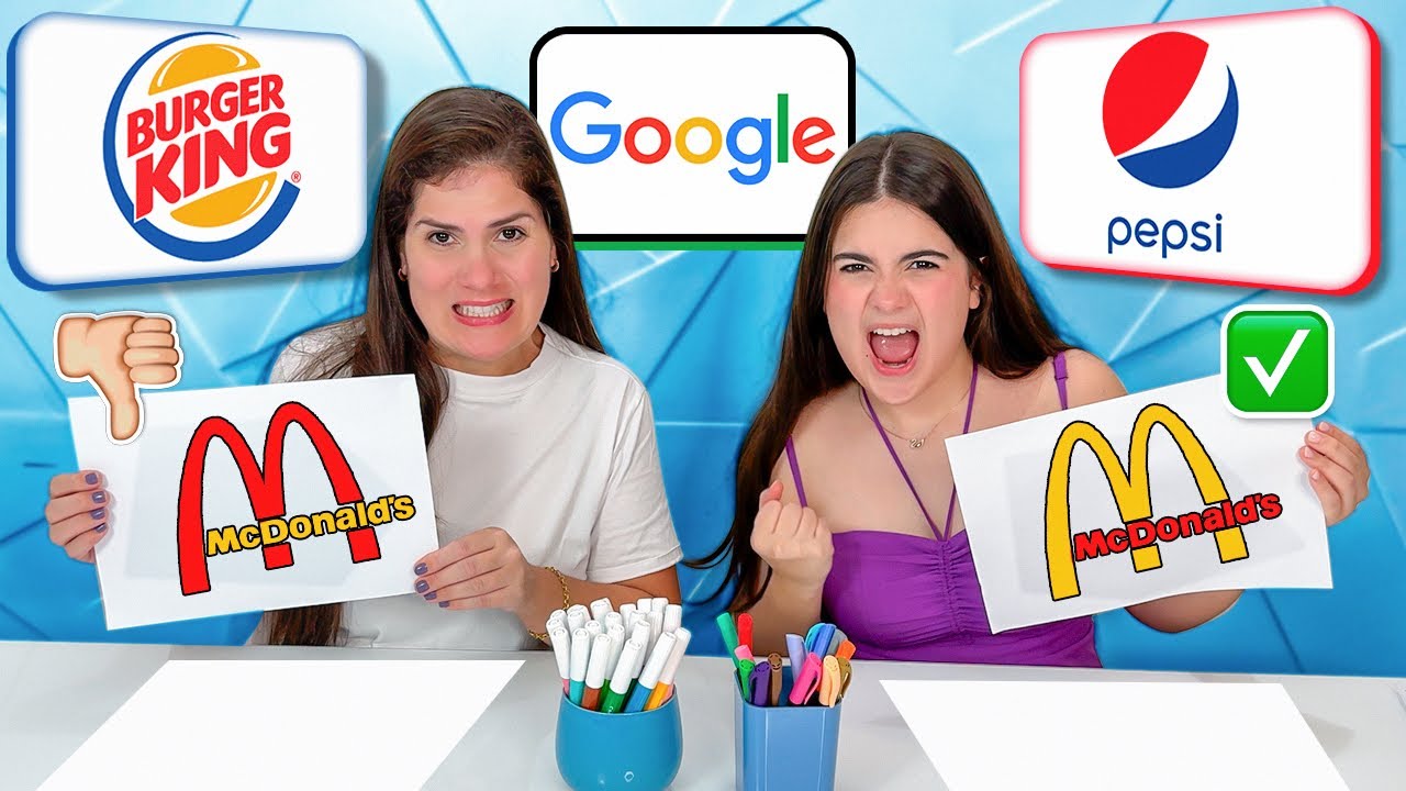 QUEM ACERTAR AS CORES DOS LOGOS FAMOSAS GANHA - YouTube