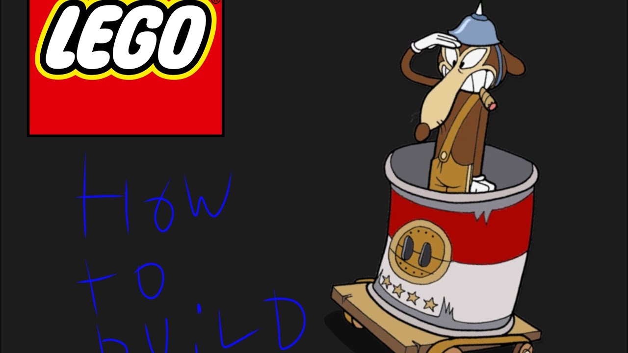 How to build Werner werman from cuphead out of lego - YouTube