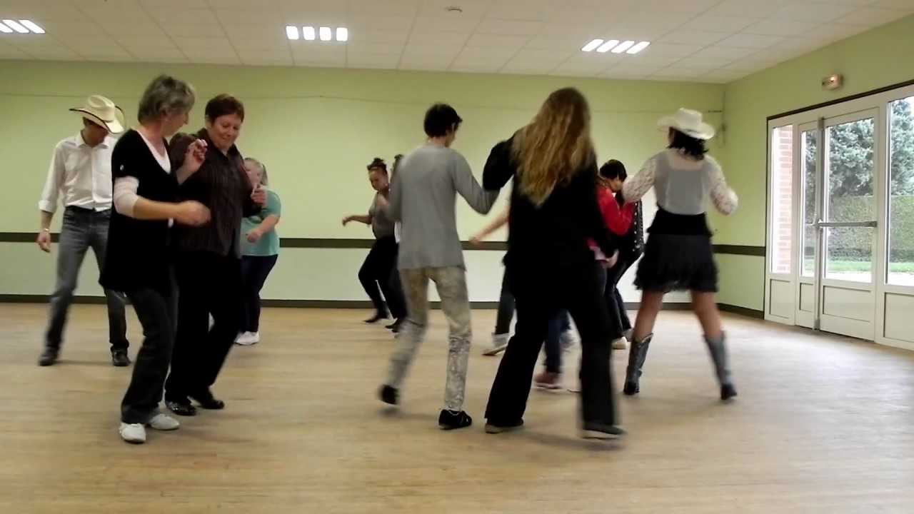 Initiation de danse country - YouTube