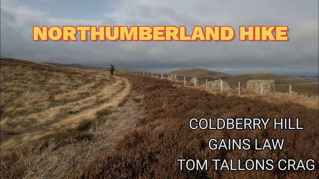 NORTHUMBERLAND HIKE - Coldberry hill, Gains law and Tom Tallons crag ...