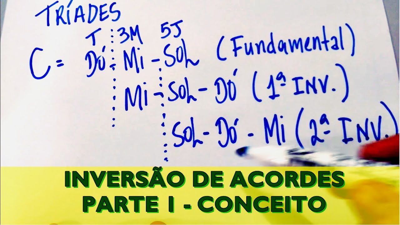 INVERSÃO DE ACORDES / Parte 1 - Conceito - YouTube