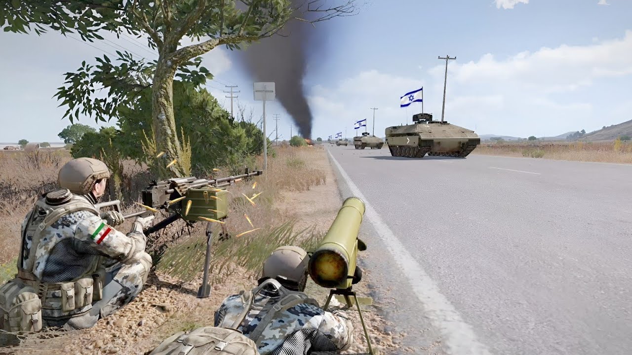 TODAY! Iran's Metis missile penetrates an Israeli armored APC tank ...
