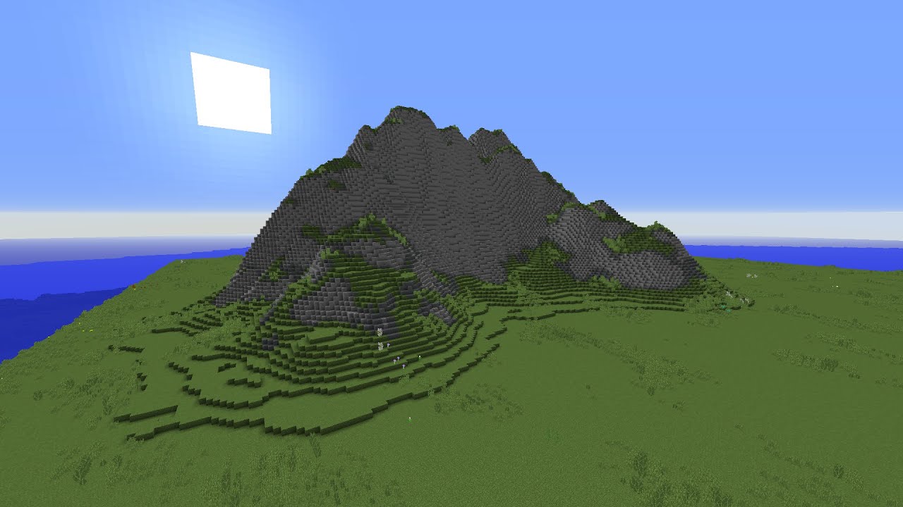 How to make a good looking mountain [Worldpainter tutorial] - YouTube