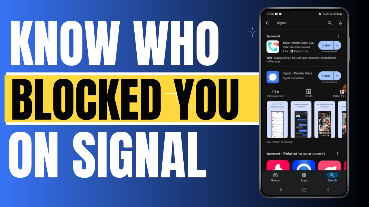 How To Know If Someone Blocked You on Signal ? - YouTube