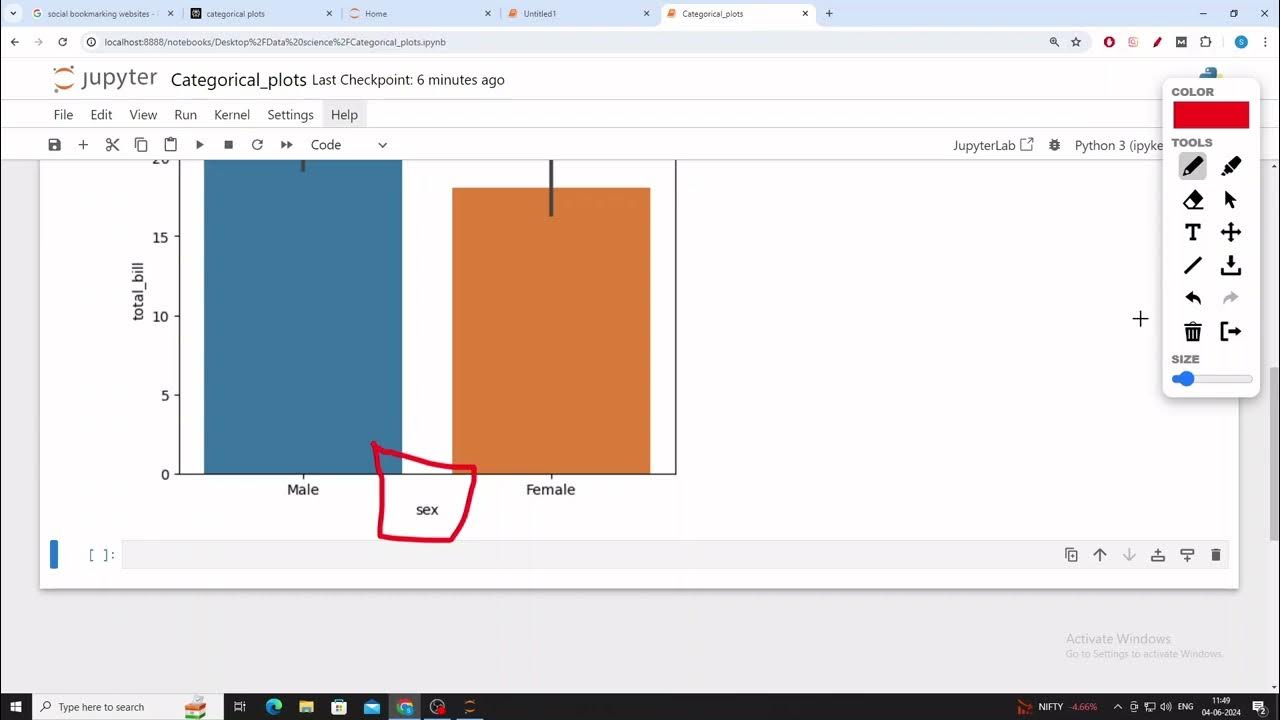 Learn to use categorical plot in seaborn | sns countplot - YouTube
