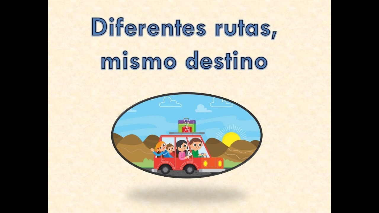 4) Diferentes rutas mismo destino - YouTube