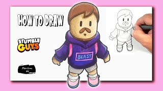 How to Draw Mr Beast Stumble Guys | Doovi