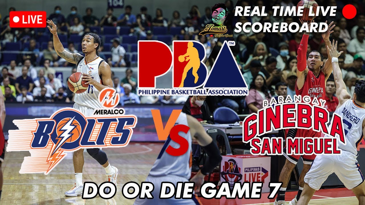 🔴PBA LIVE MERALCO BOLTS VS BARANGAY GINEBRA PBA SEASON 48 PHILIPPINE ...