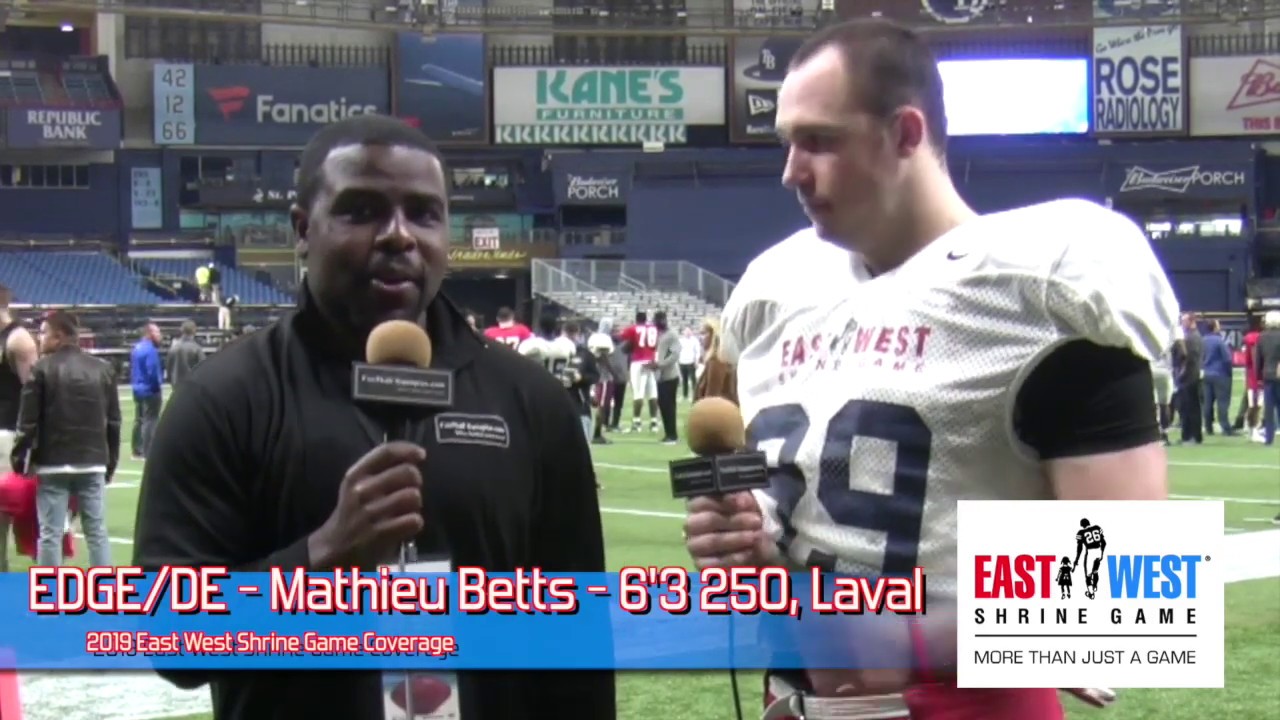 2019 East West Shrine Game Prospect Interview: Mathieu Betts, Laval ...