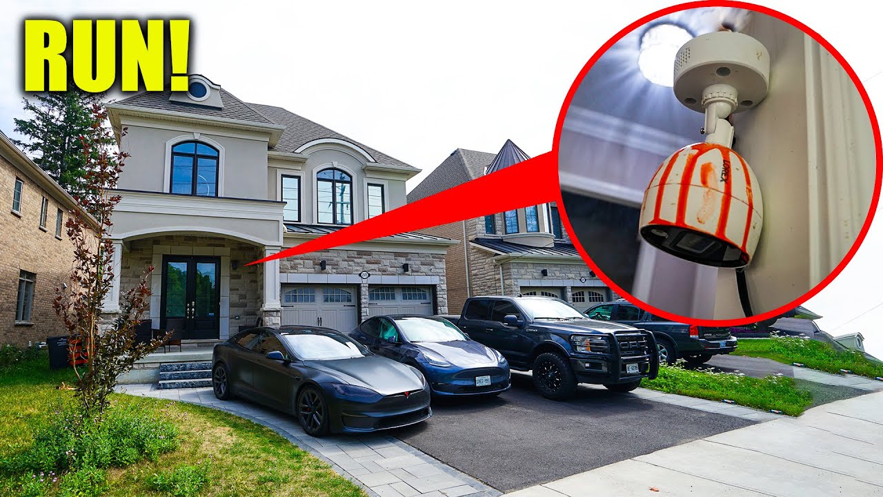 if you ever see a BLOODY SECURITY CAMERA AT STROMEDY'S HOUSE, RUN ...