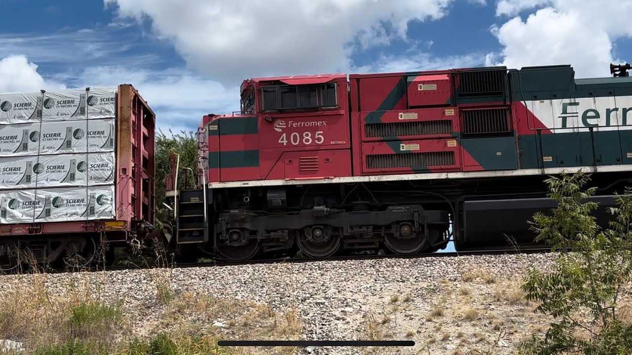 BNSF 3695 - Carrollton, TX (August 31, 2024) #bnsf #ferromex - YouTube