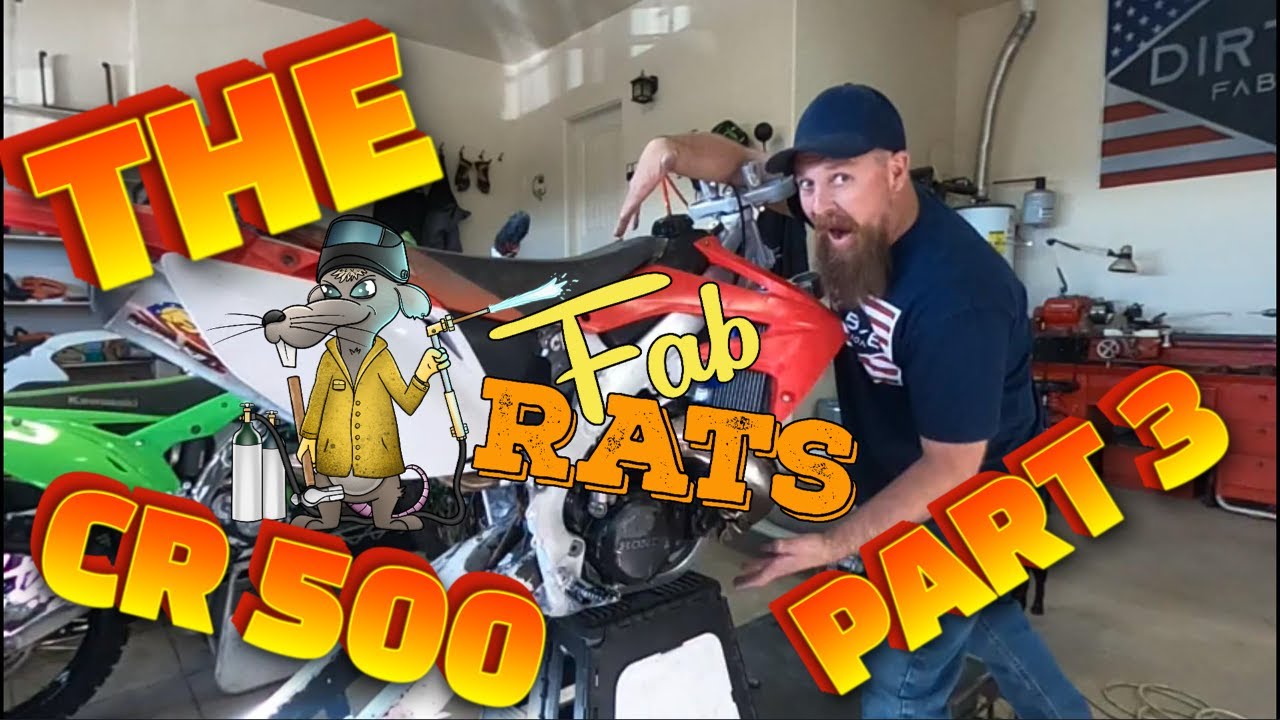 @FabRats HONDA CR 500 BUILD IS COMING OUT AWESOME!!!!! - YouTube