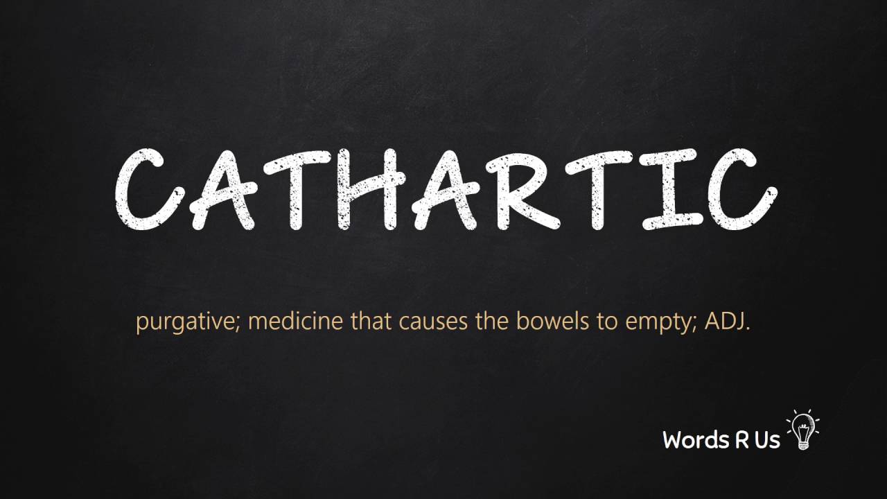 How to Pronounce CATHARTIC in American English - YouTube