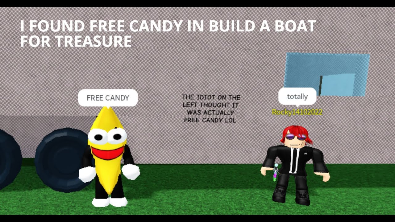 I Found Free Candy in Build a boat for Treasure - YouTube