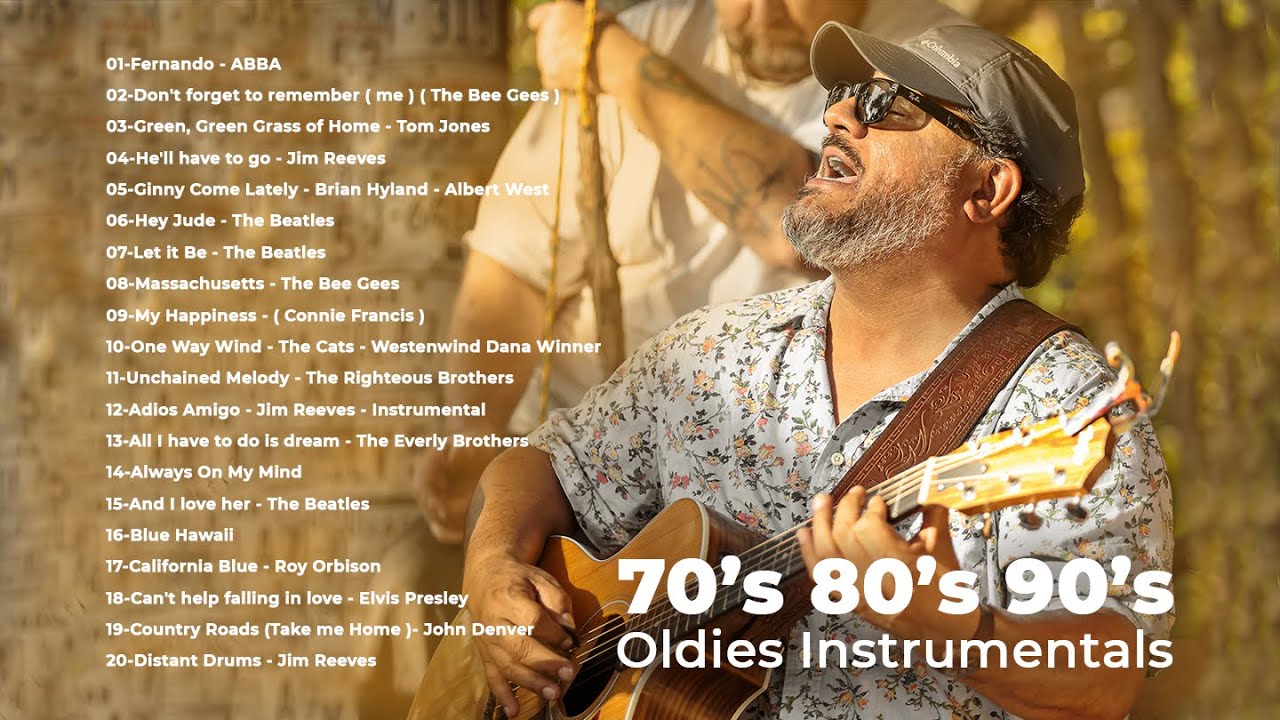 Oldies Instrumental Of The 70s 80s 90s . Old Songs But Goodies . Guitar ...