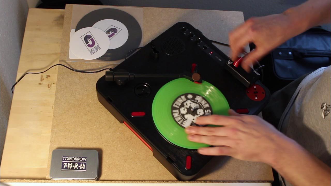 Portablist Numark PT01 scratch x Jesse Dean fader - YouTube