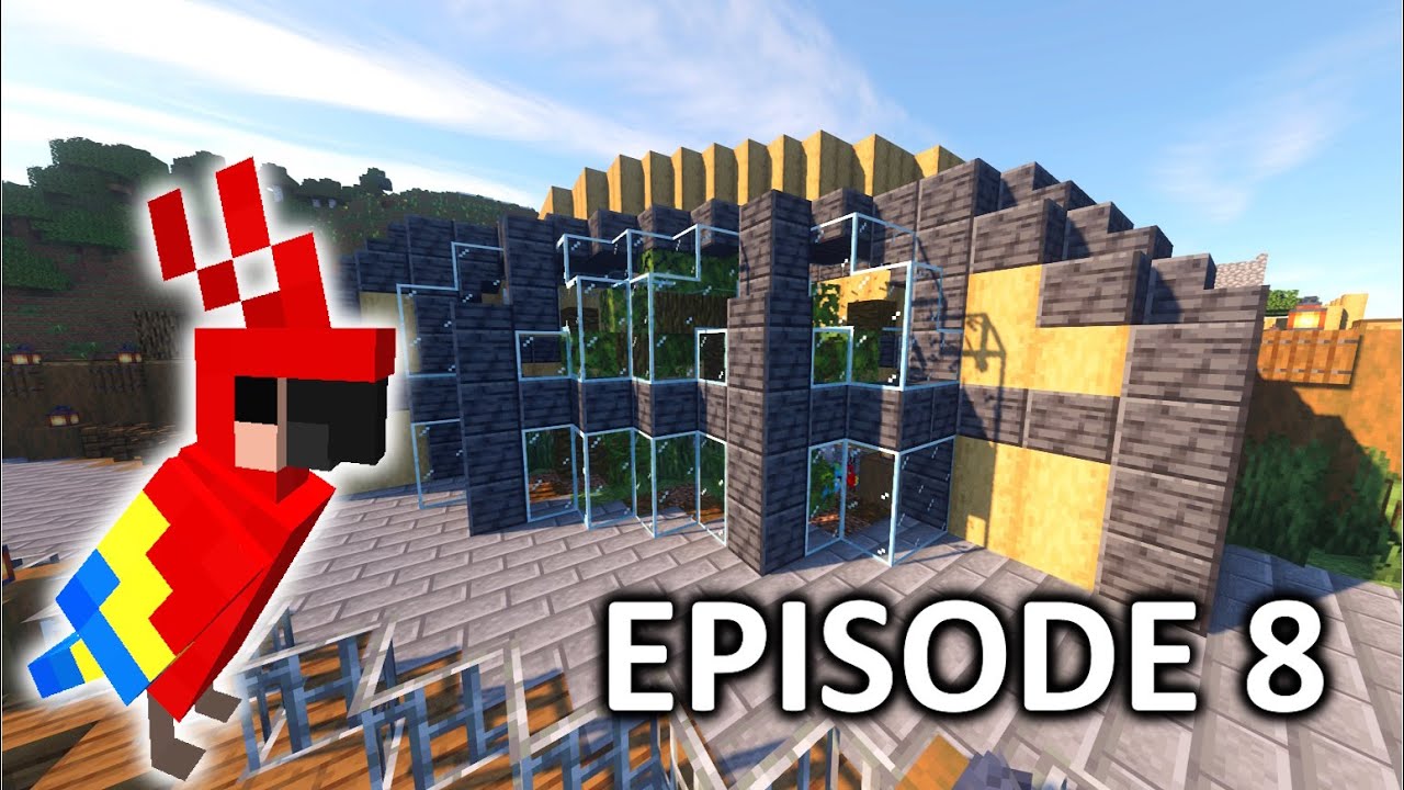 Parrot Habitat | Planet Zoo in Minecraft S4 ep08 - YouTube