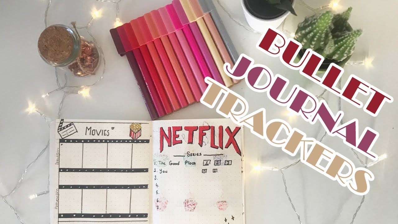 BULLET JOURNAL TRACKERS | Netflix, Movies, TV Series, Birthdays - YouTube