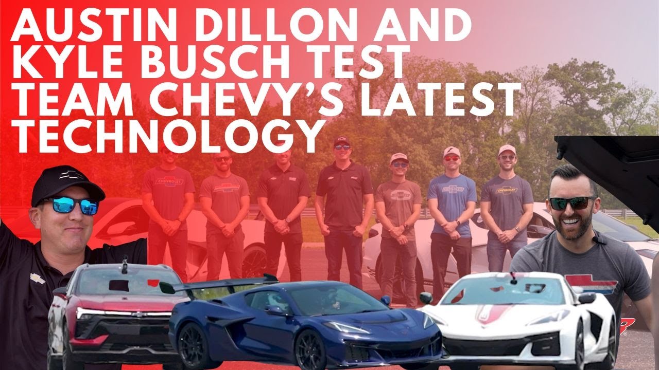 Austin Dillon and Kyle Busch test Team Chevy’s latest technology - YouTube