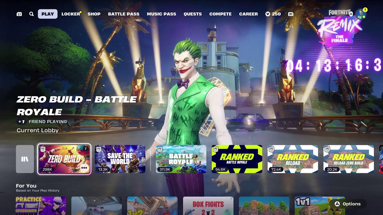Fortnite change setting - YouTube