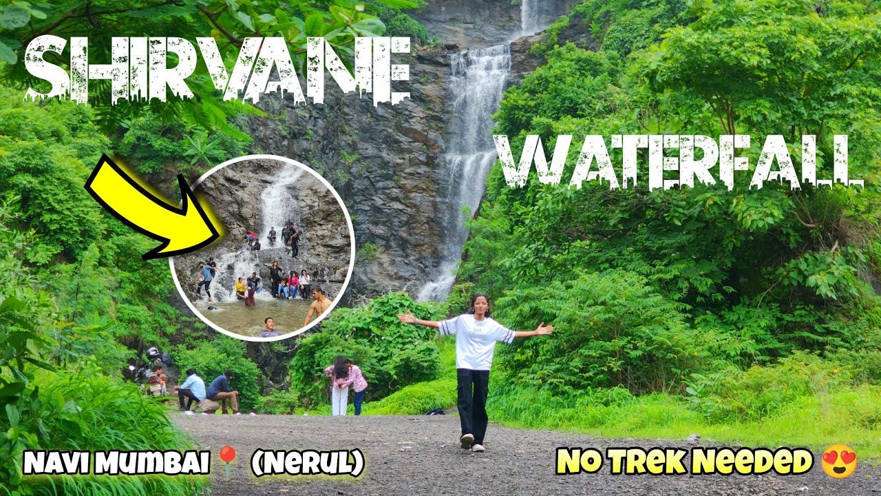 Secret Waterfall in Mumbai ! 🌿 | Shirvane Waterfall Navi Mumbai Nerul ...