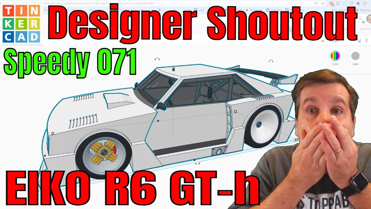 A Tinkercad EIKO R6 GT-h by Speedy 071 | 30 Hours | Designer Showcase ...