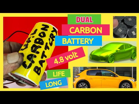 AMAZING DUAL CARBON BATTERY-EXCELLENT RECHARGEABLE CYCLES, NO CORROSION ...