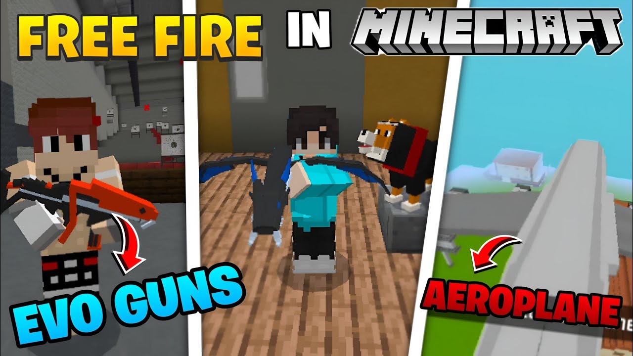 BEST EPIC FREE FIRE MAP FOR MINECRAFT PE 1.21+ 🔥 - YouTube