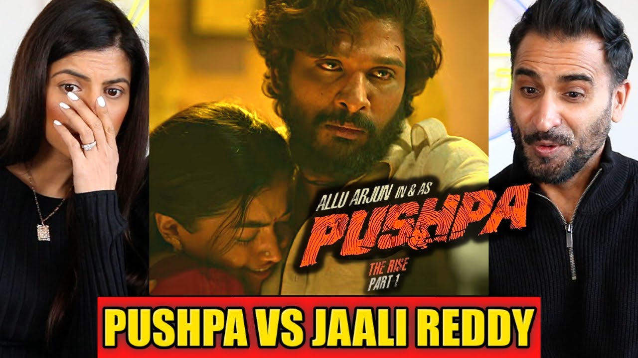 PUSHPA VS JAALI REDDY FIGHT SCENE REACTION!! | MASS FIGHT SCENE | Icon ...